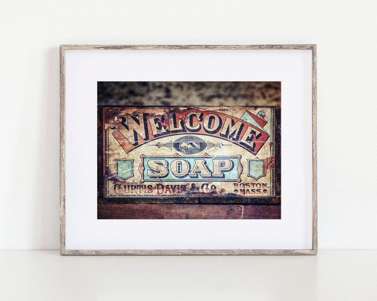 Bathroom or Laundry Room Wall Art - Colorful Welcome Soap Print - Lisa ...