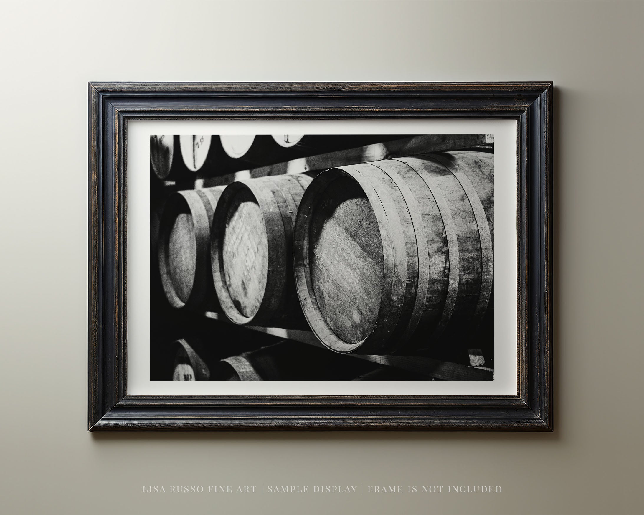 whiskey barrel frames
