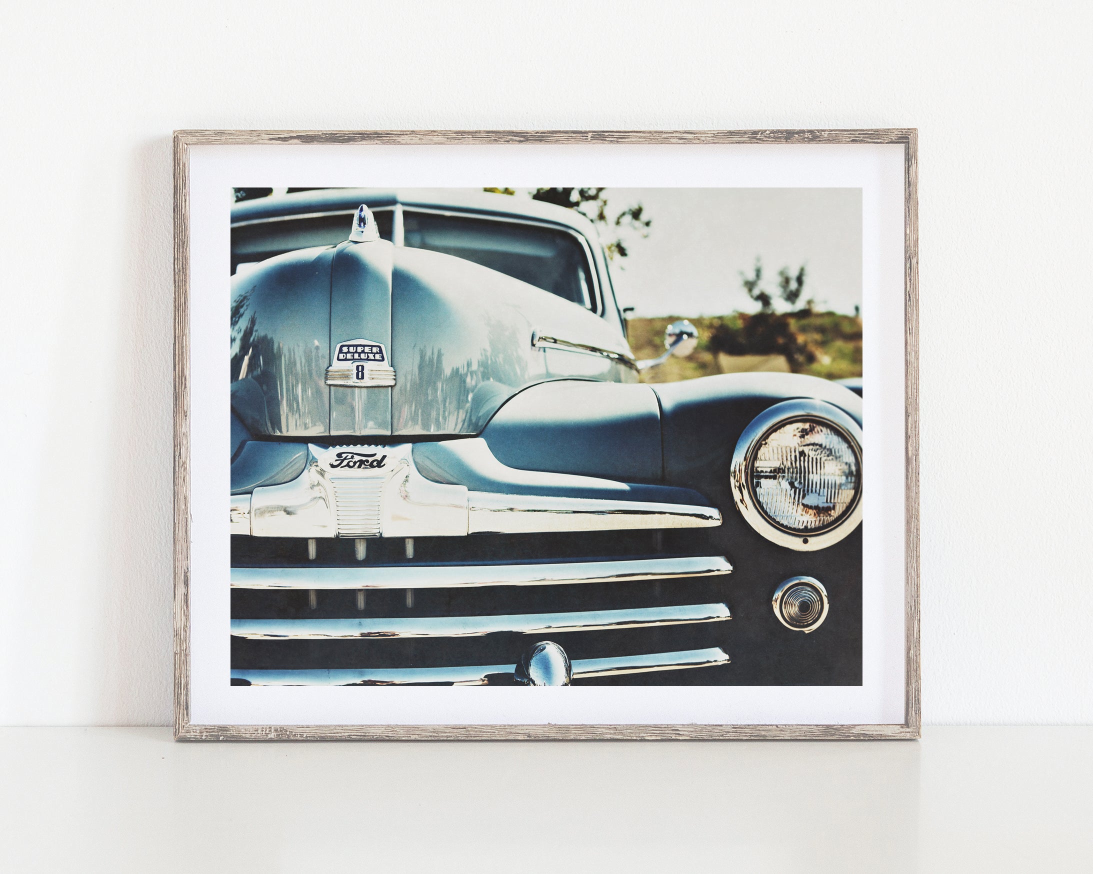 Retro Wall Art - Ford 1948 Vintage Deluxe Print - Lisa Russo Fine Art